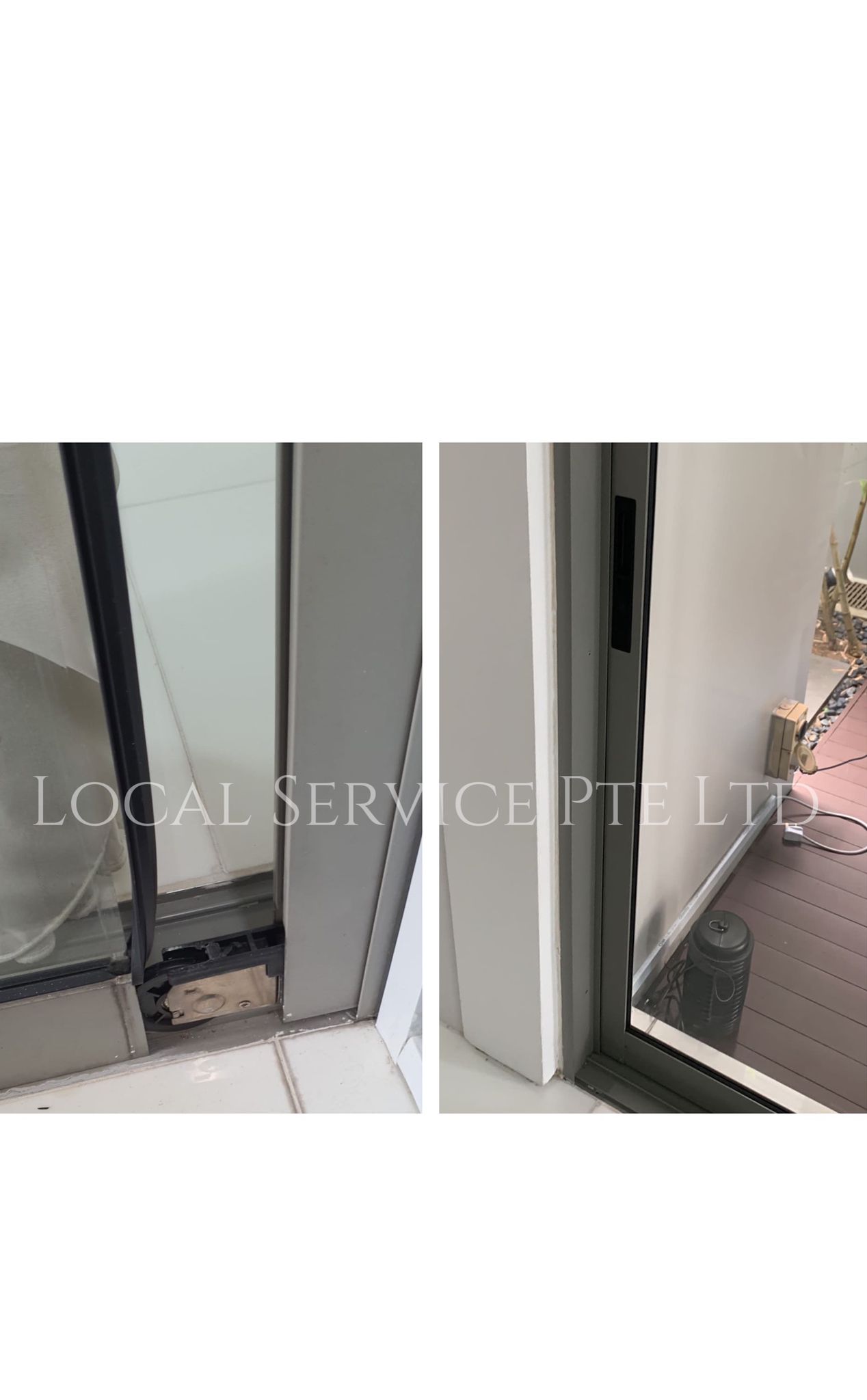 Repair Sliding Glass Door At Tan Kim Cheng Road - Local Service Pte Ltd