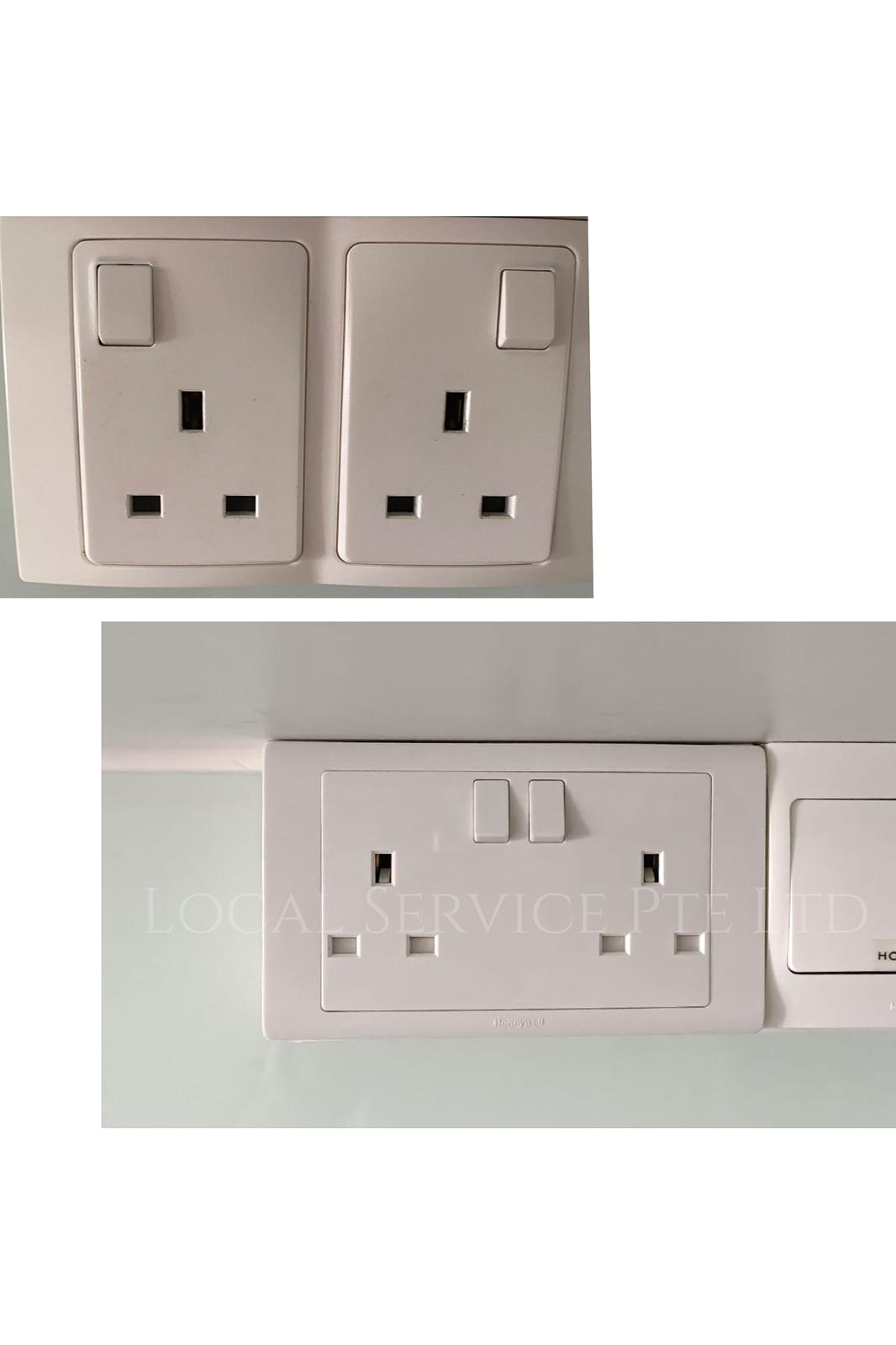 Supply And Replace 2x13A Power Socket Faceplate At Ang Mo Kio Ave 3 ...