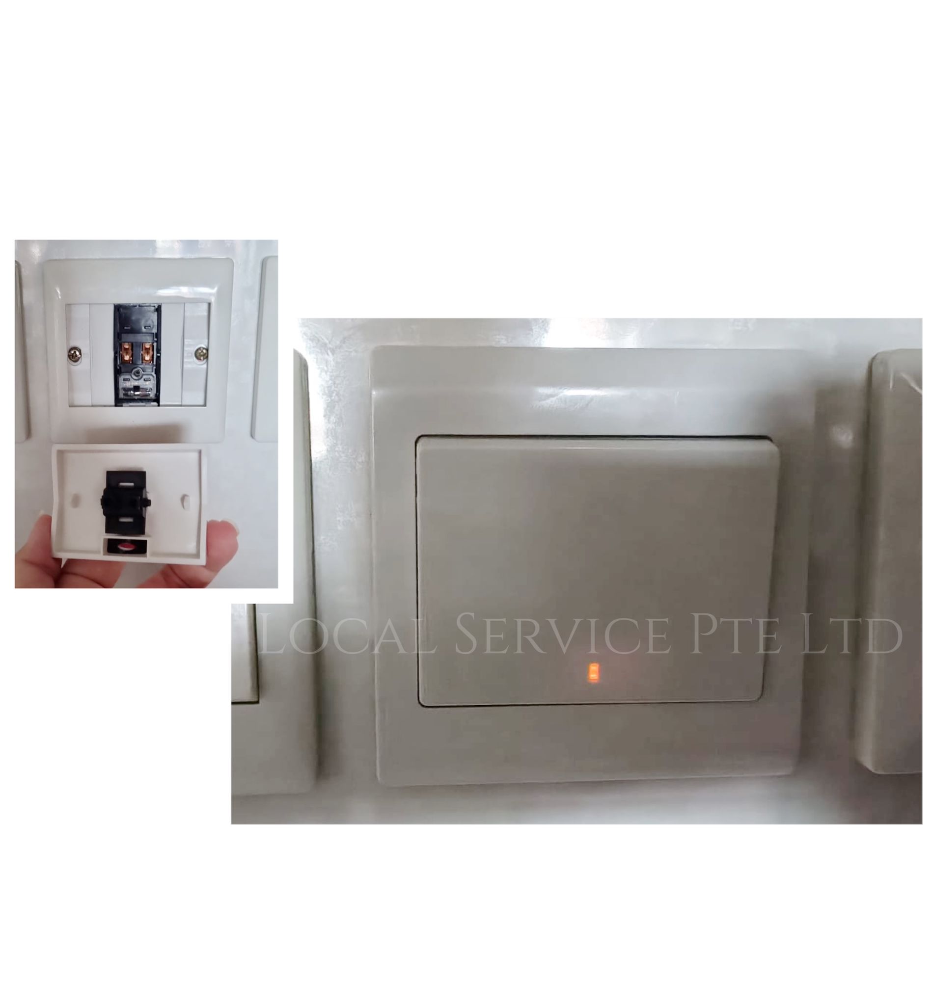 Supply And Replace 20A Switch At Tampines St 32 - Local Service Pte Ltd